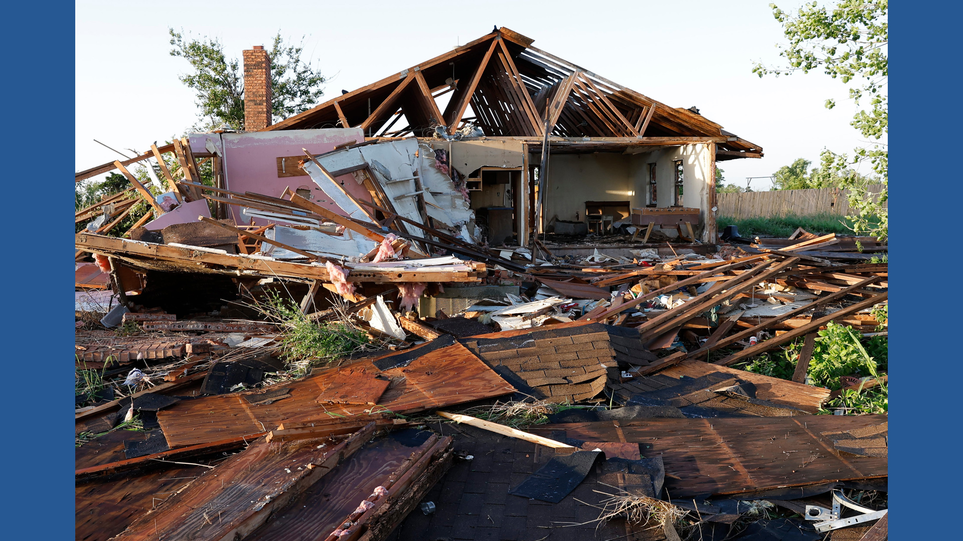 Tornado barrels through Oklahoma, damaging homes and shutting down ...