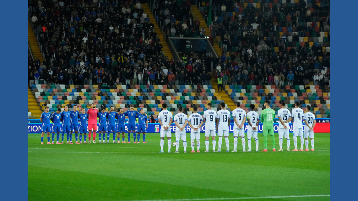 Snipers on stadium roof amid heavy security for Italy's win over Israel ...