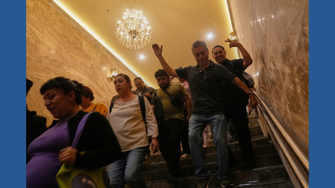 Mexico City installed a chandelier in its metro for the World Cup. Then ...