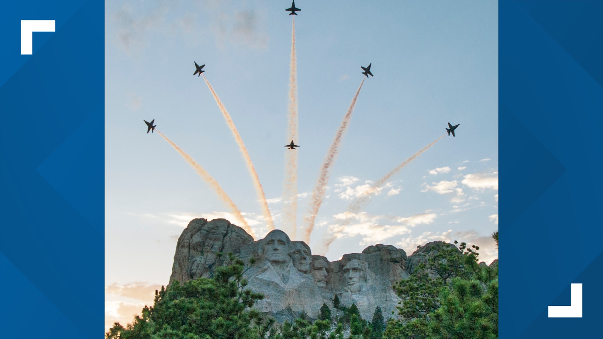PHOTOS: Military flyovers at Mt. Rushmore | wfaa.com