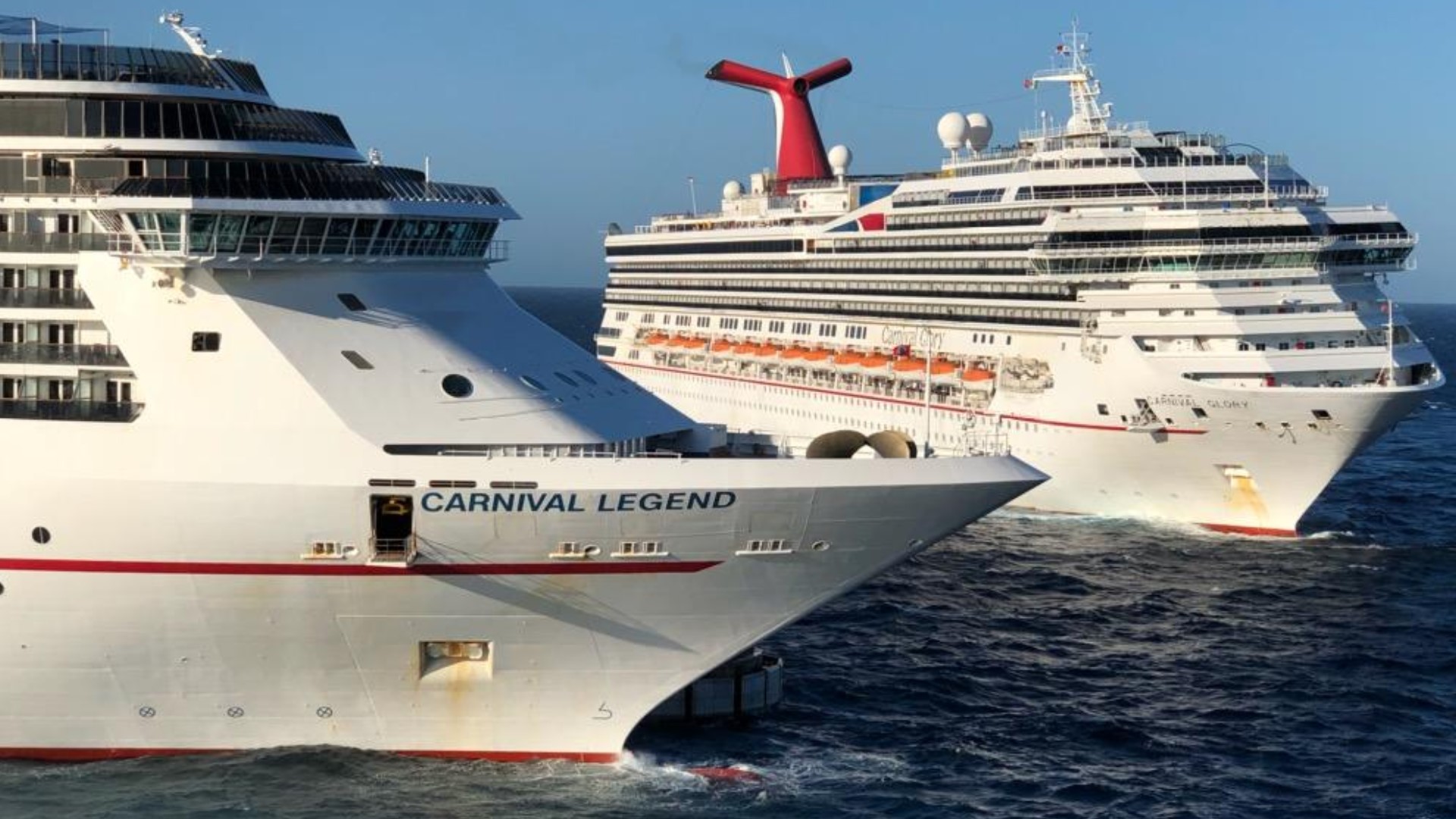 Carnival Glory, Carnival Legend collide at Cozumel, Mexico dock | wfaa.com