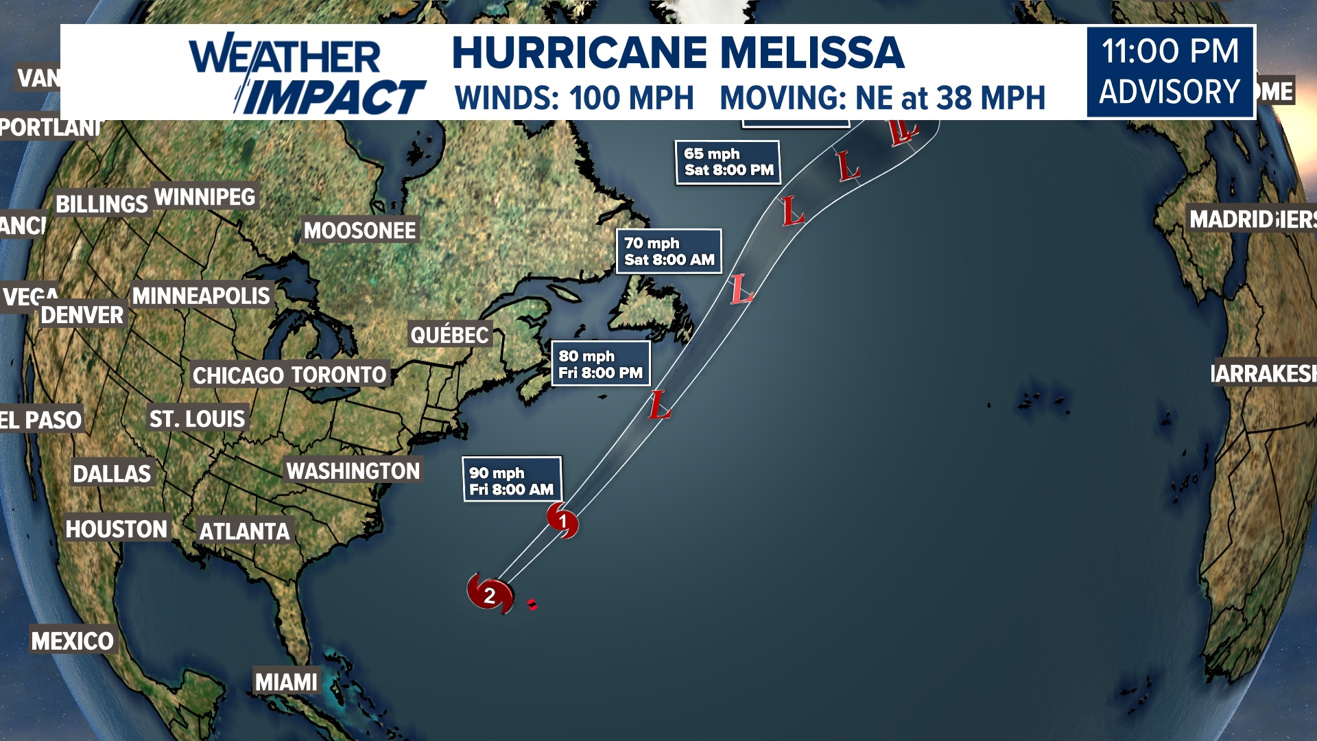 Where is Hurricane Melissa? Track the storm | wfaa.com