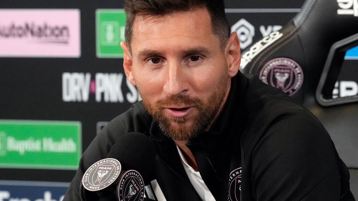 Lionel Messi answers questions at press conference | wfaa.com
