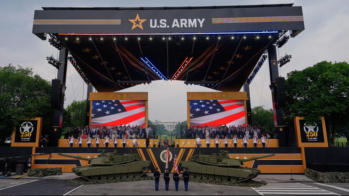 Trump's military parade marking Army's 250th birthday to kick off ...
