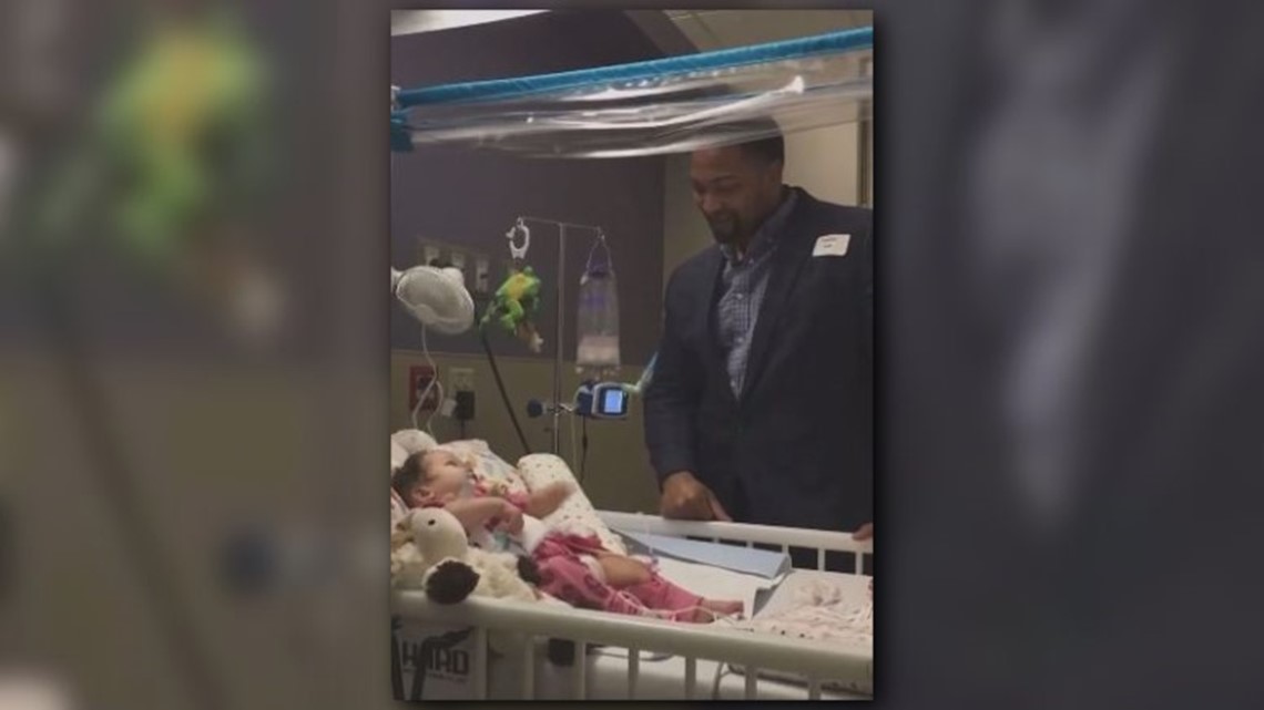 VIDEO: This previously paralyzed baby was able to give her dad a chest ...
