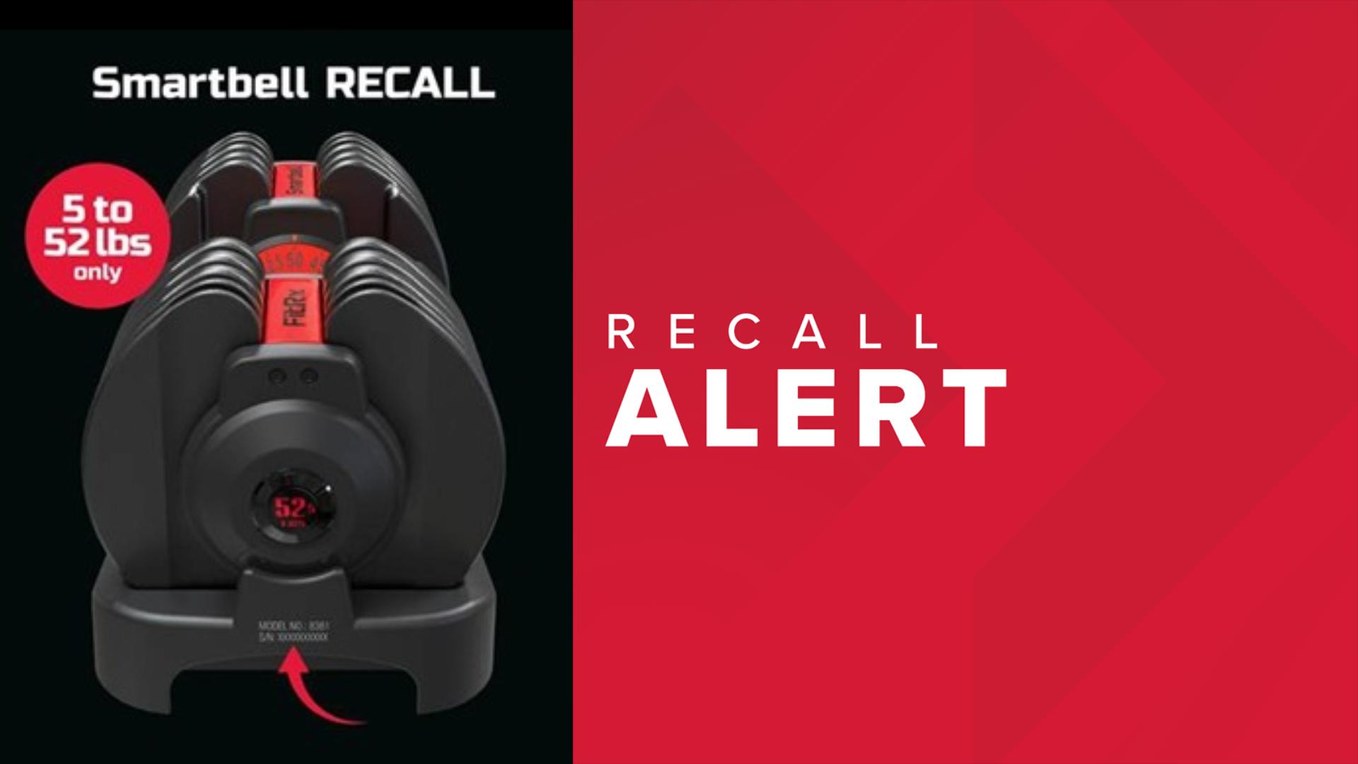 Adjustable dumbbells recalled after multiple injuries reported by ...