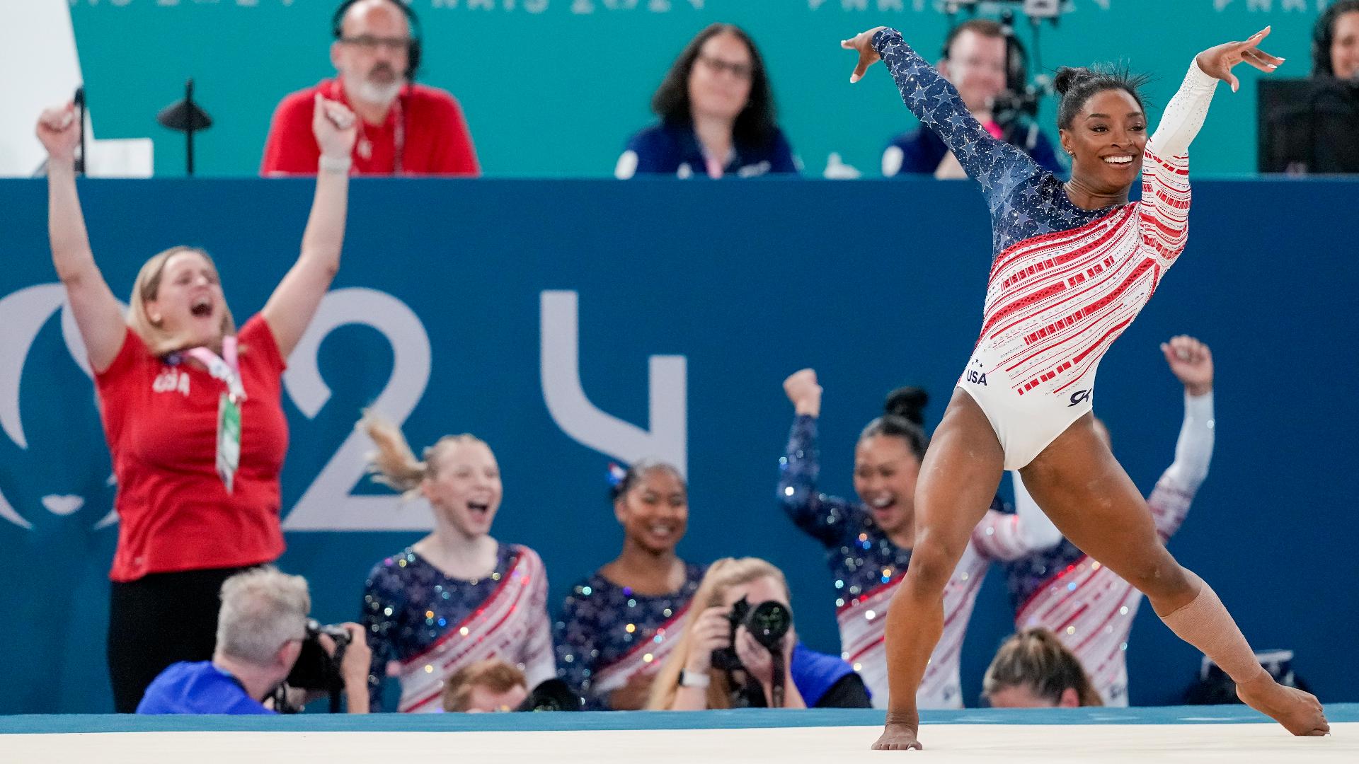How did Simone Biles and Team USA do in women's team final? | wfaa.com