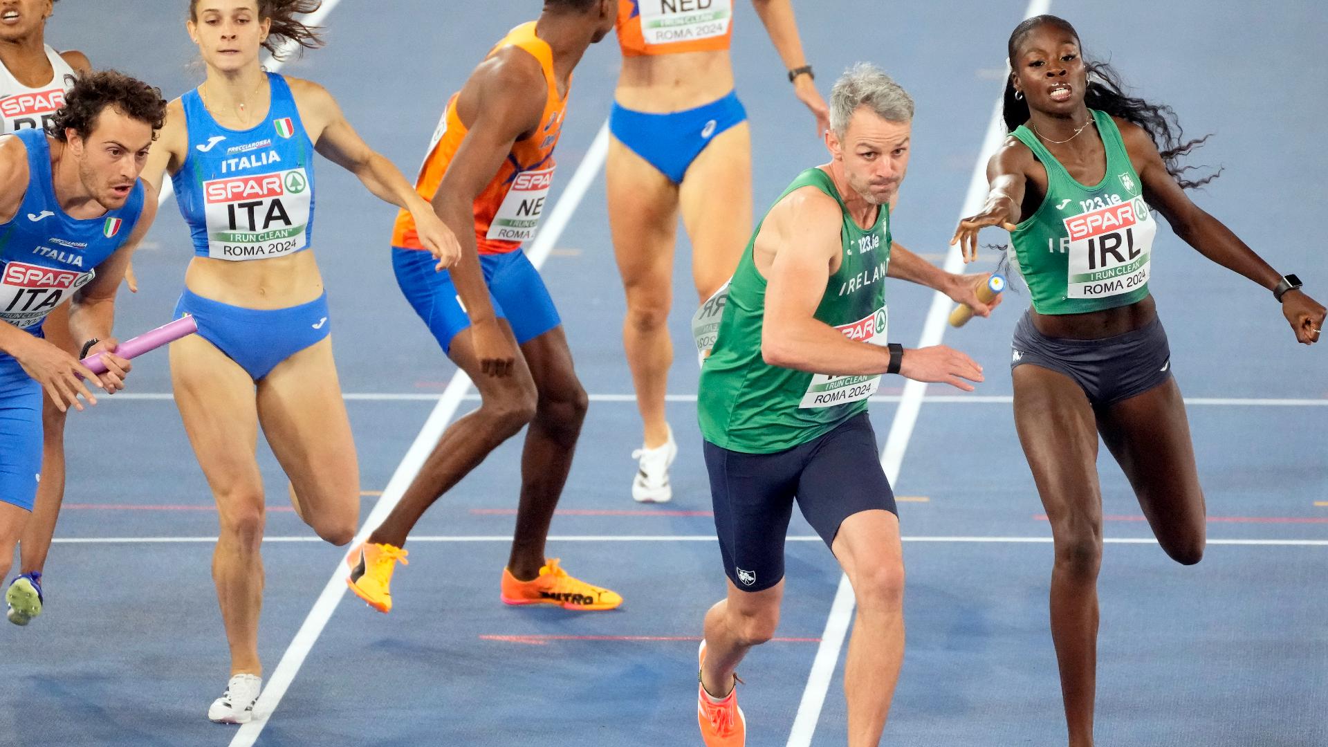 Meet the gray-haired sprinter representing Ireland at Olympics | wfaa.com