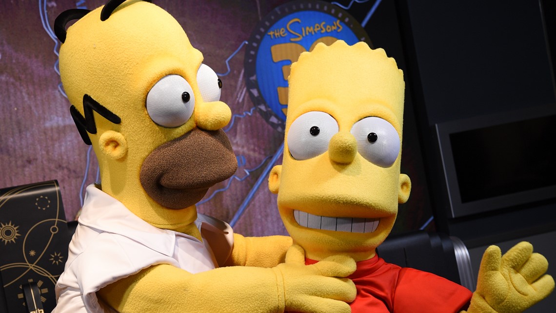 Homer Simpson says he will stop choking Bart on 'The Simpsons' | wfaa.com