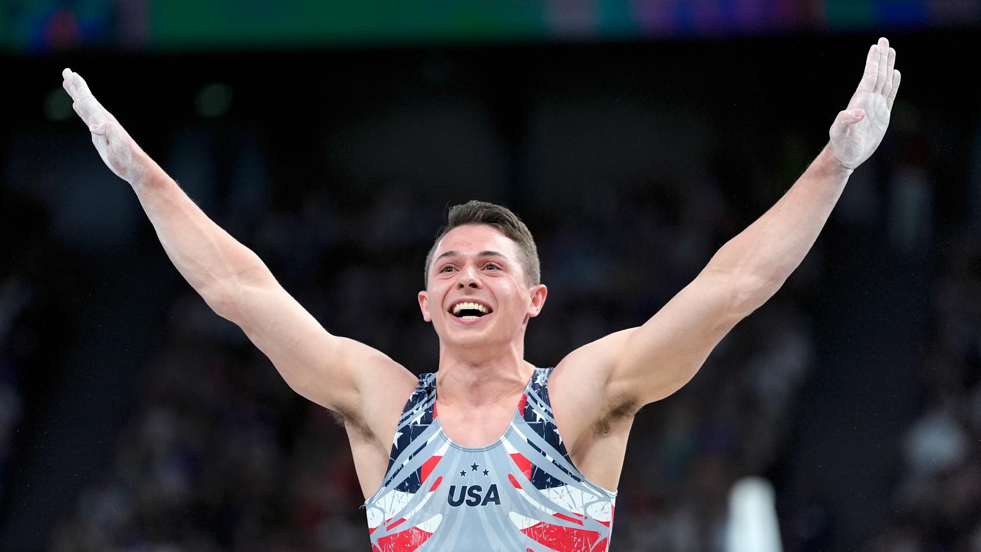 Men's gymnastics team final: Team USA makes history at Olympics | wfaa.com
