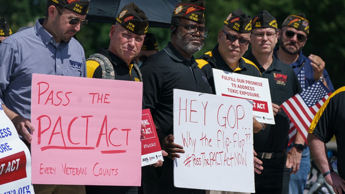 Burn pit veterans' bill: Who voted against the PACT Act? | wfaa.com