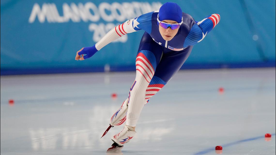 US speedskater Greta Myers makes Olympic debut hours after being added ...