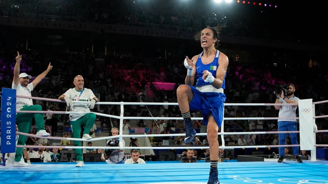 Algerian boxer Imane Khelif advances to gold medal bout | wfaa.com