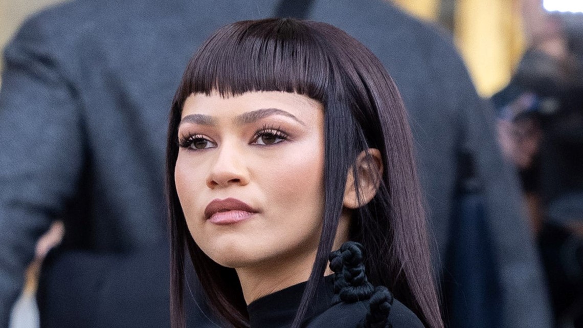 Zendaya Debuts Bangs and Bold Style Choice as She Takes Paris Fashion ...