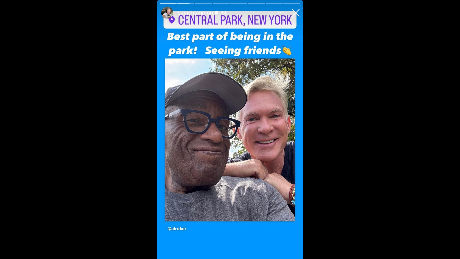 Al Roker Has a Friendly Run-In With Fellow Morning Show Weatherman Sam ...
