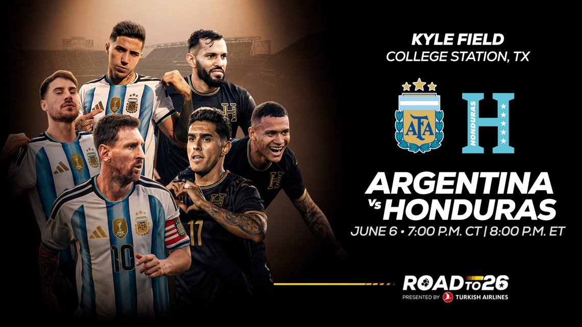 Messi-led Argentina to play Honduras at Texas A&M's Kyle Field in ...