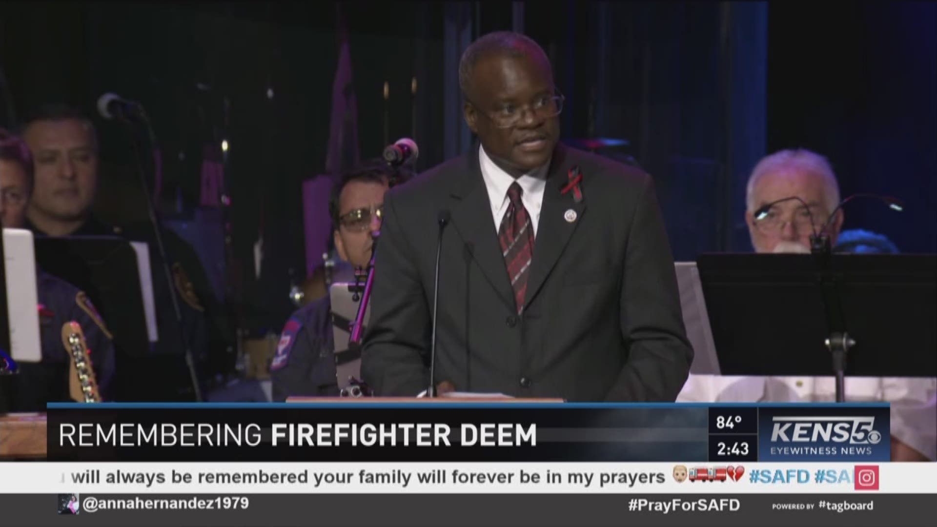 Community pays final respects to SAFD firefighter Scott Deem | wfaa.com