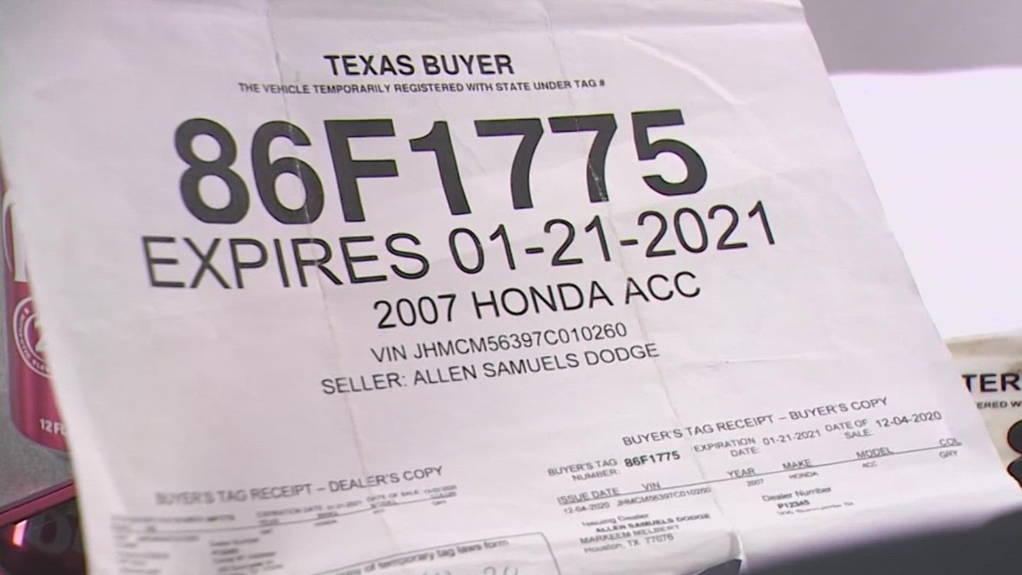Are paper license plates legal in Texas? What you need to know July 1 ...