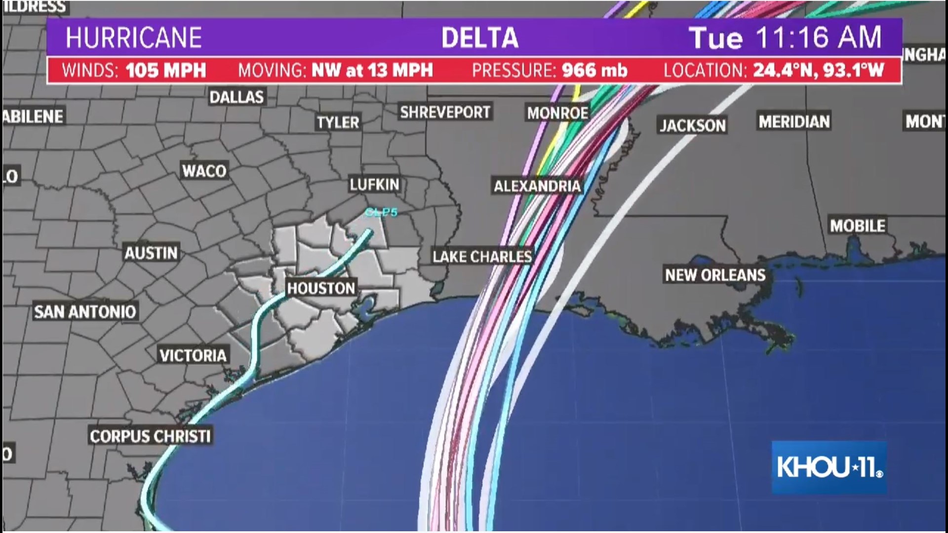 Hurricane Delta track update: Louisiana landfall expected Friday | wfaa.com