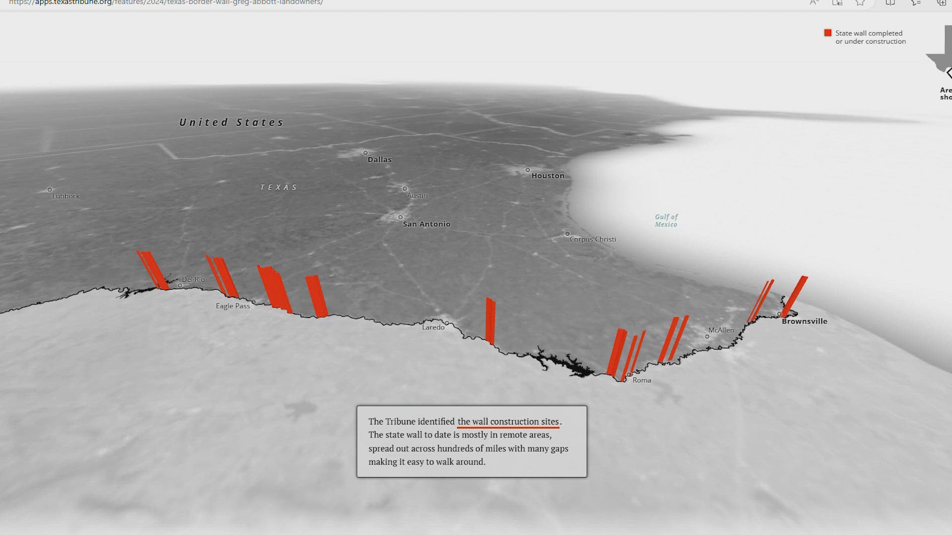 Texas border wall remains fragmented, limited as landowners resist ...