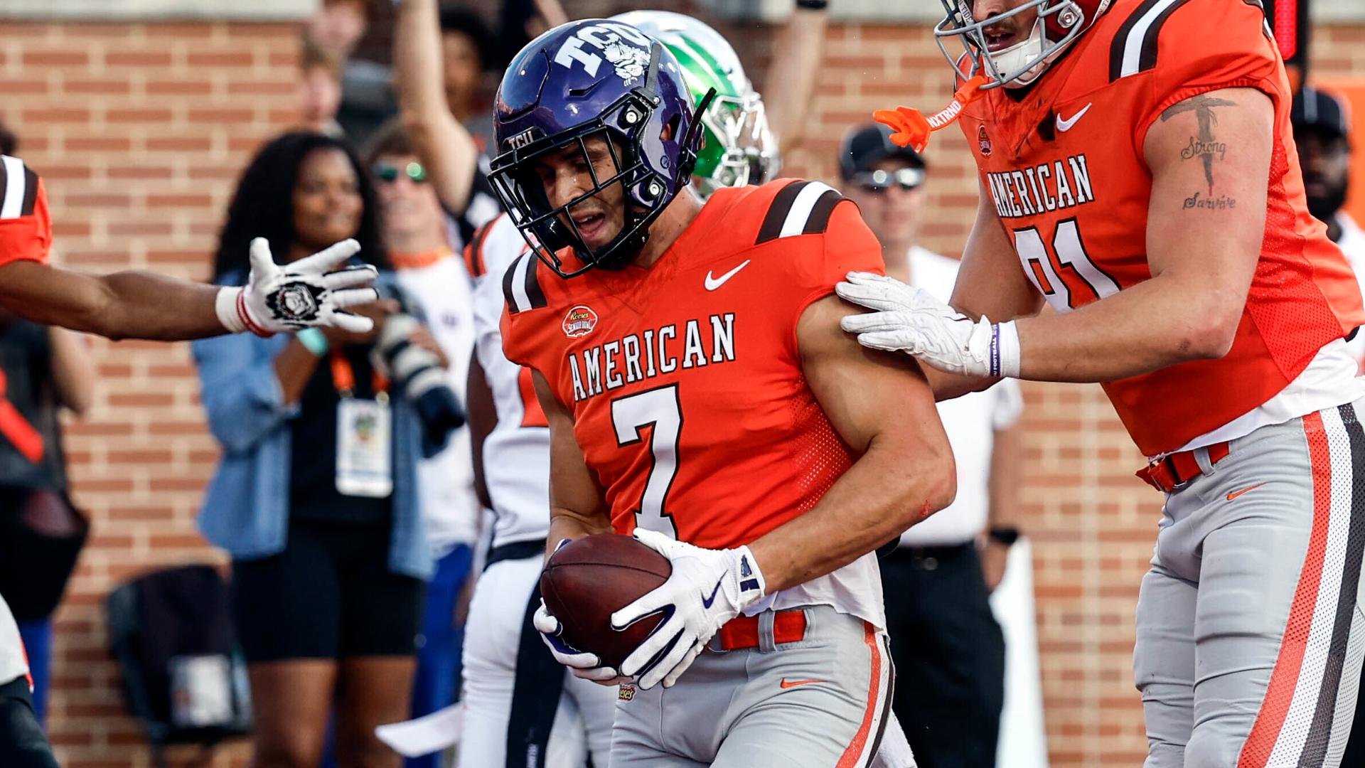 Jack Bech secures victory at Senior Bowl with emotional tribute to late ...