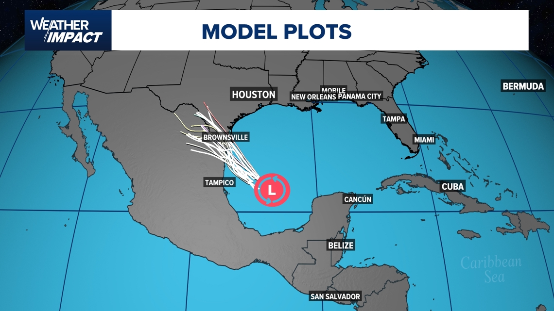 Tropical wave to bring rain to Texas coast this weekend | Spaghetti ...