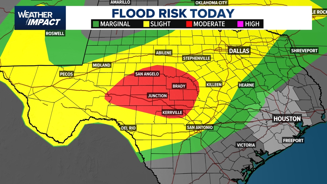 Dallas, Texas flooding: Heavy rain, high water reported in DFW | wfaa.com