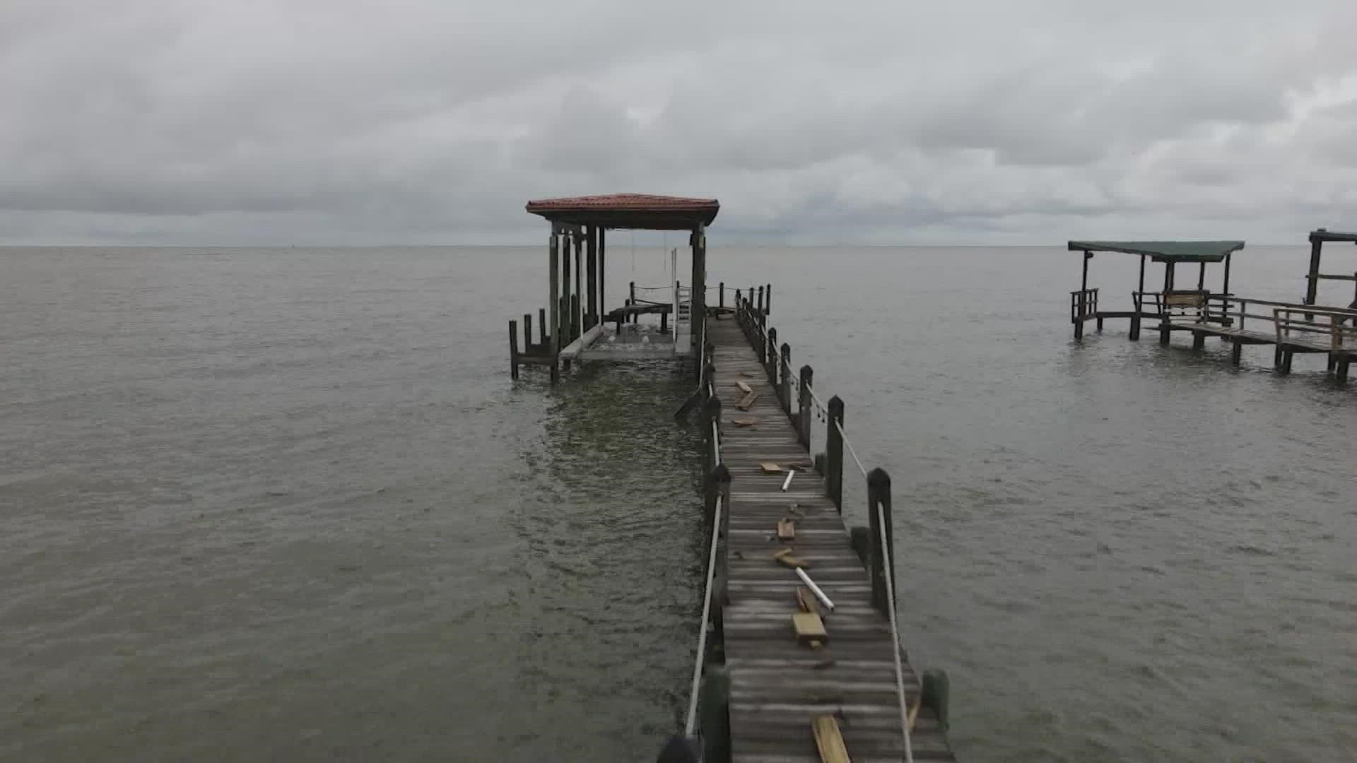 Tracking Tropical Depression Nicholas: Impact after landfall | wfaa.com