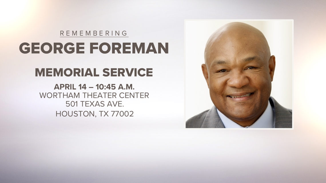 Houston to Honor Boxing Legend George Foreman at Wortham Center | wfaa.com