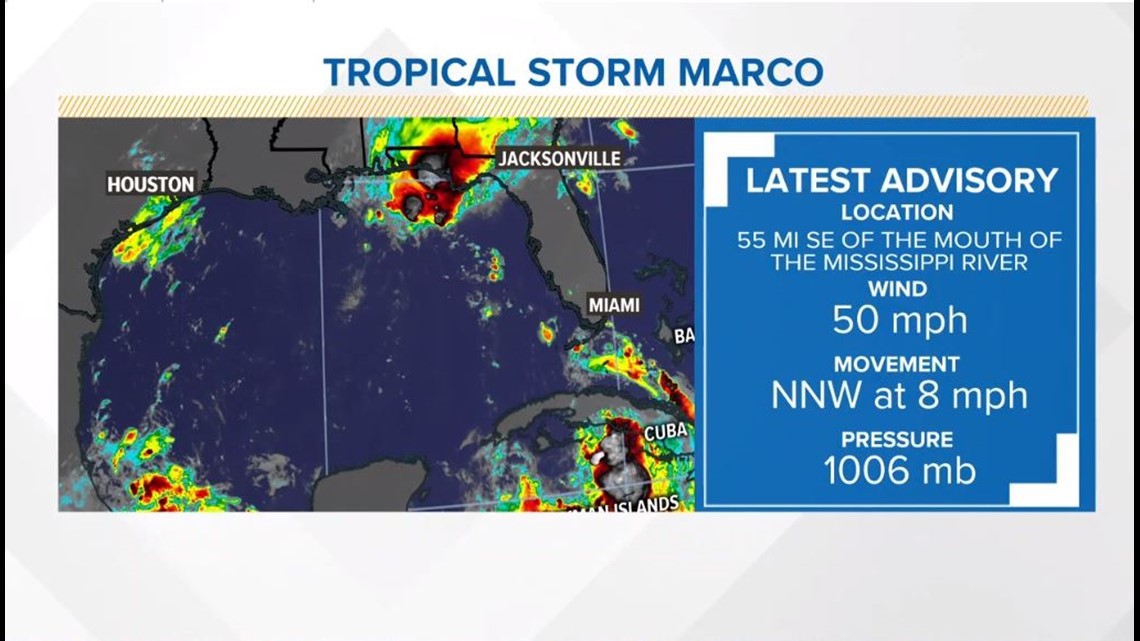 Texas weather: Tropical Storms Marco, Storm Laura paths, models | wfaa.com