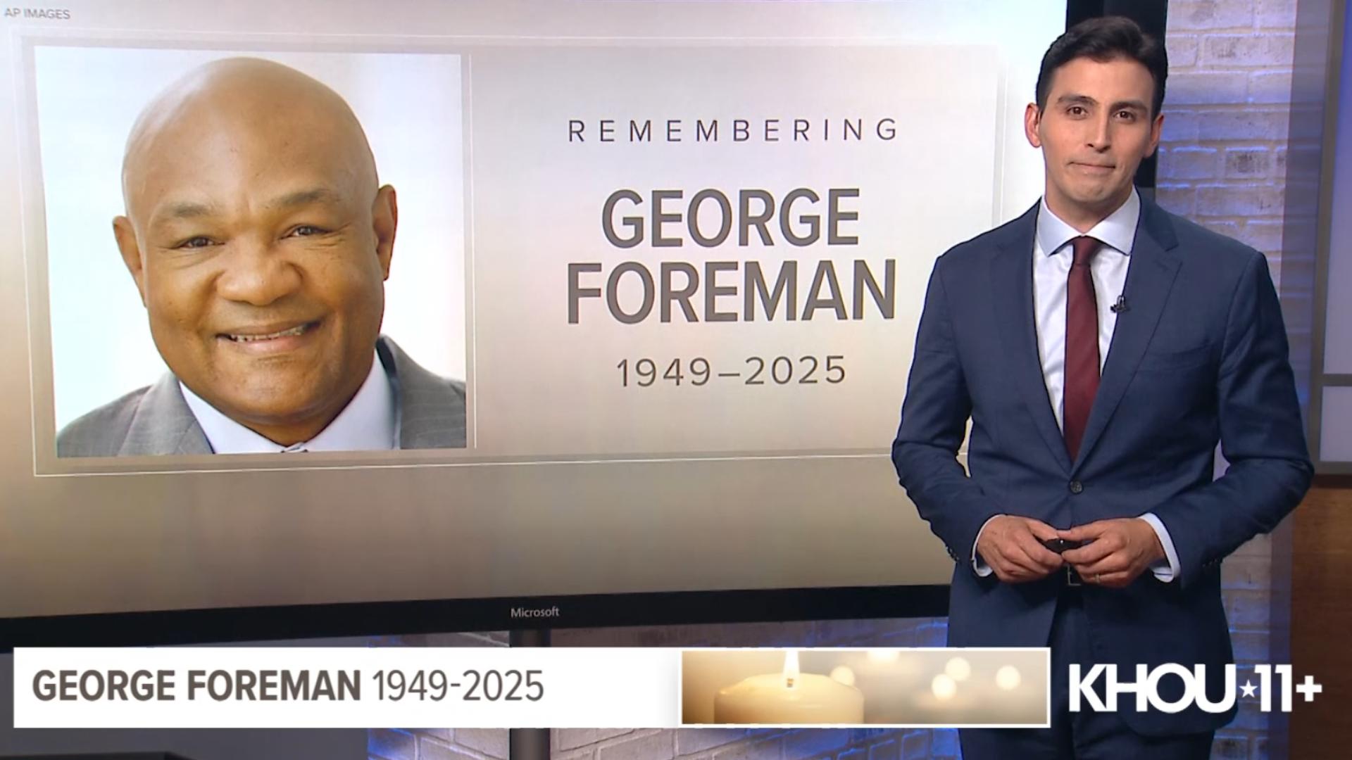 Houston to Honor Boxing Legend George Foreman at Wortham Center | wfaa.com