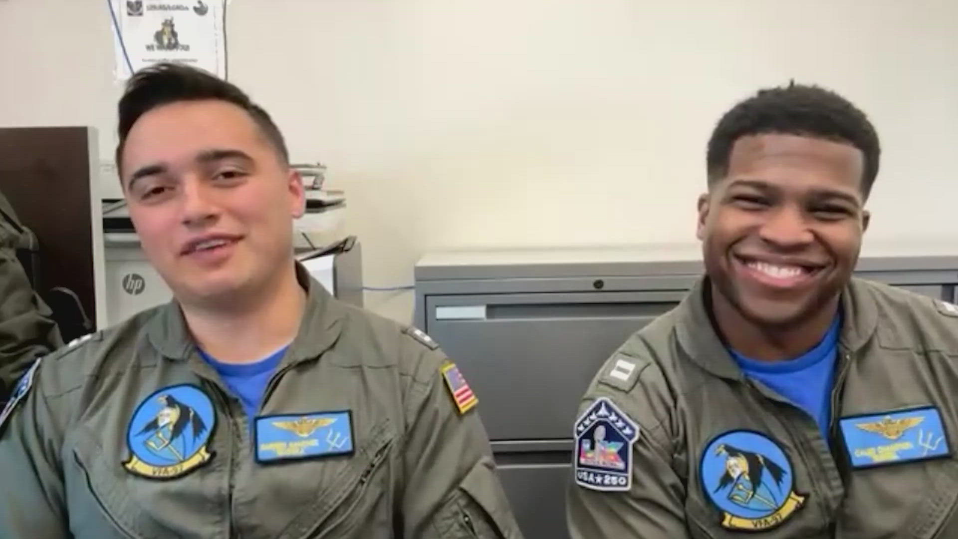 Navy, Air Force pilots make historic joint Super Bowl 60 flyover | wfaa.com