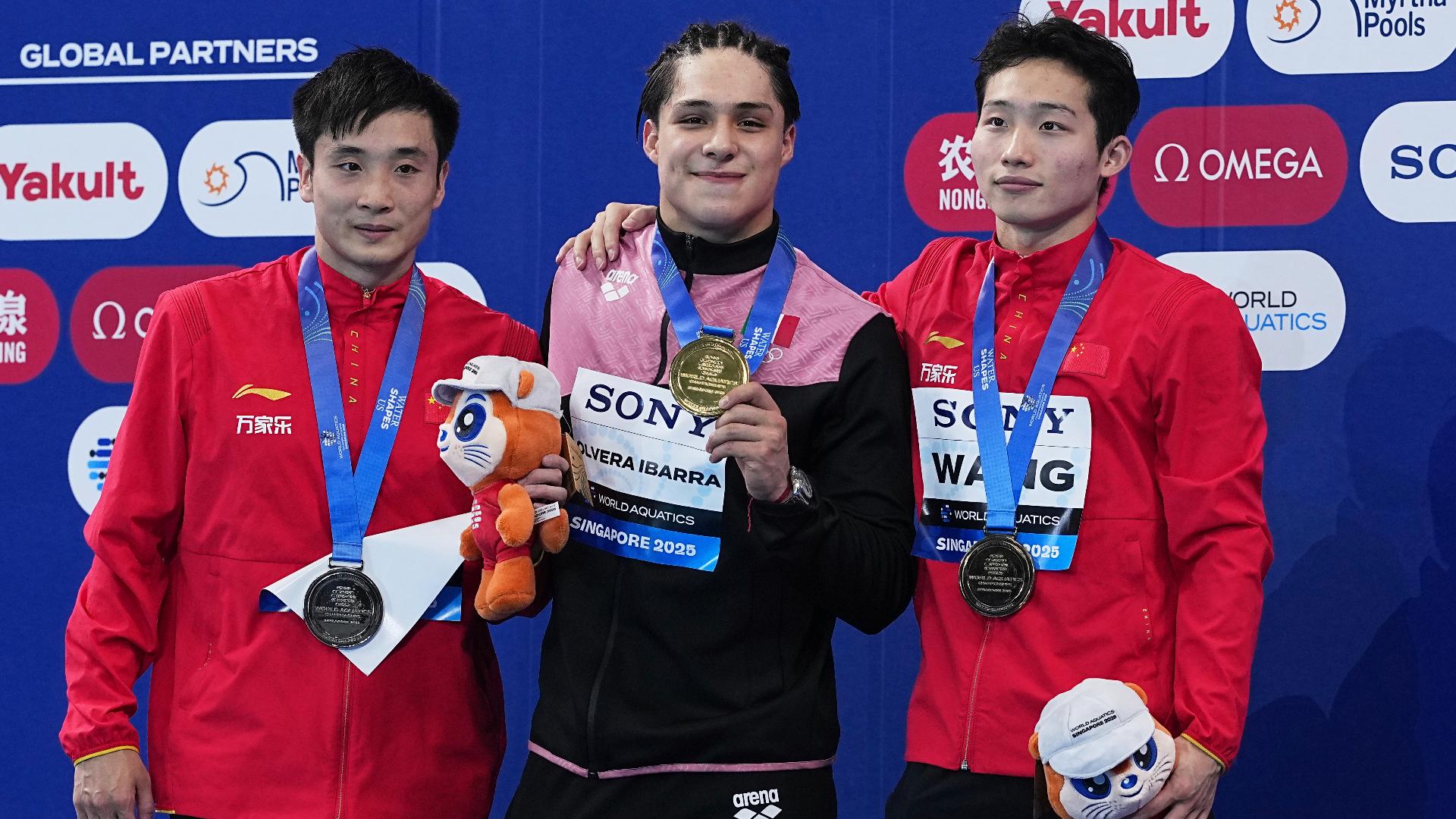 Osmar Olvera conquista oro en el trampolín de 3 metros | wfaa.com