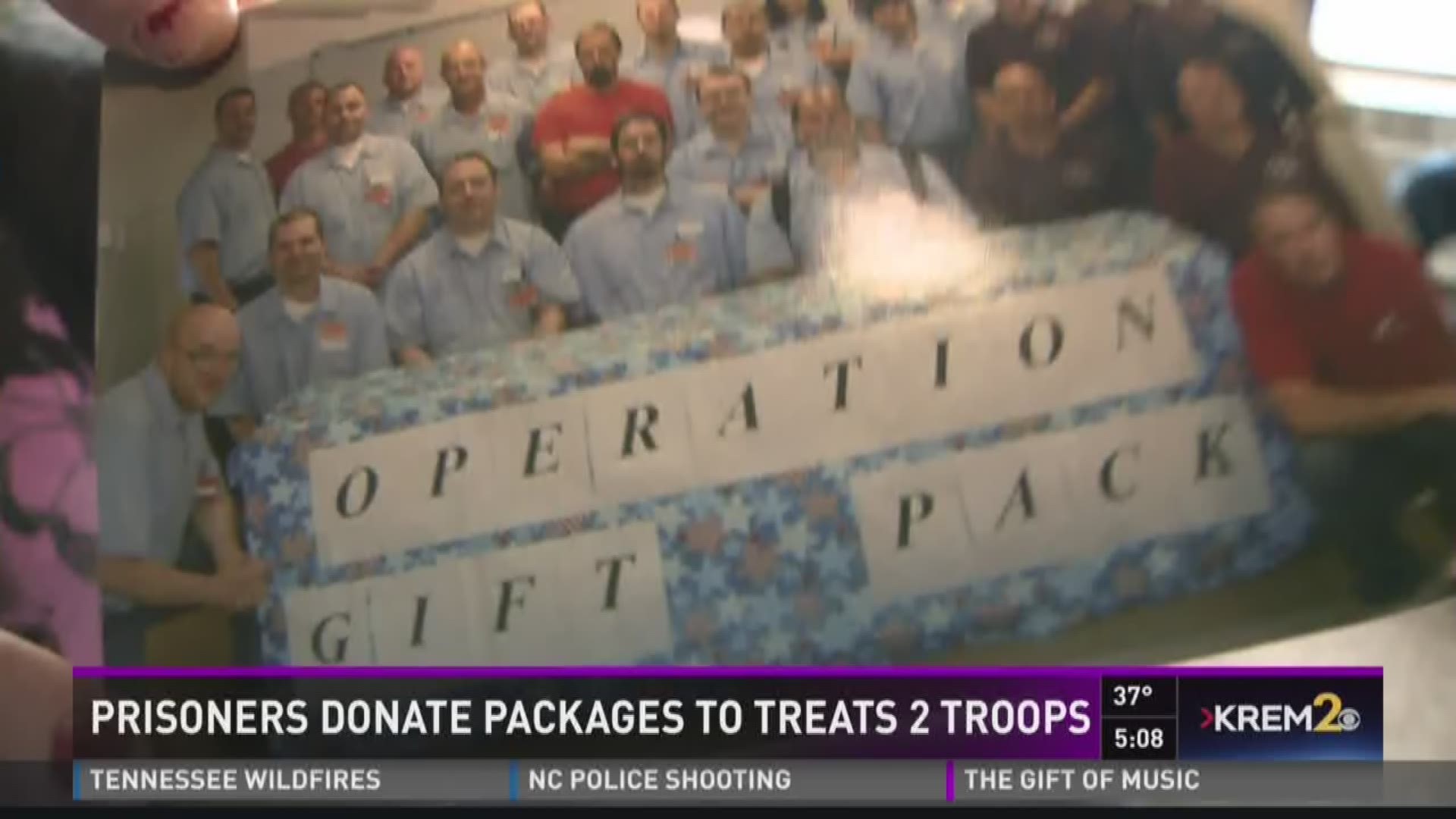 Inmates at Idaho prison donate care packages for Treats 2 Troops | wfaa.com