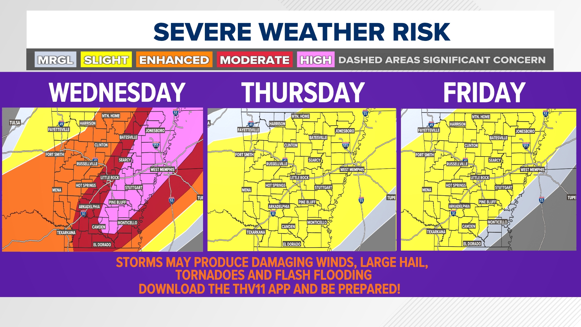 Arkansas: Severe weather, flooding rain could impacts this week | wfaa.com