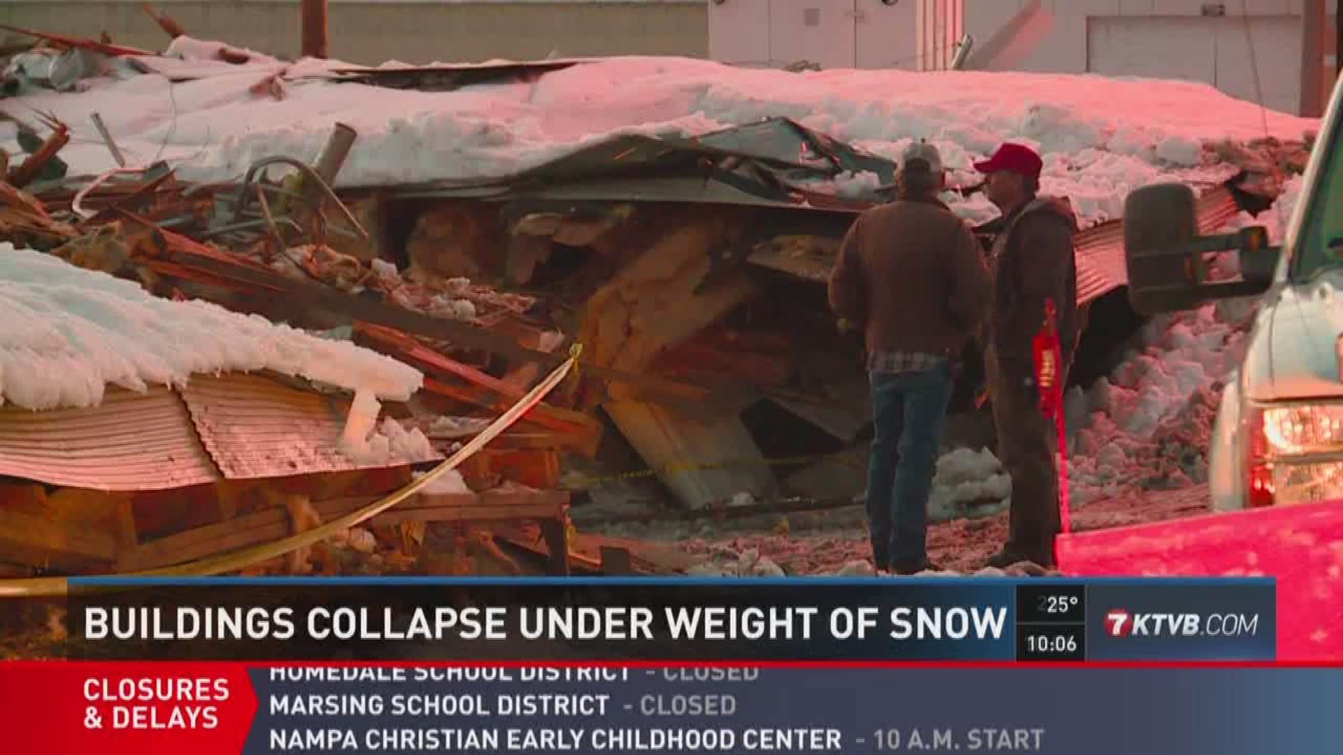 Ontario buildings continue to collapse under weight of snow | wfaa.com