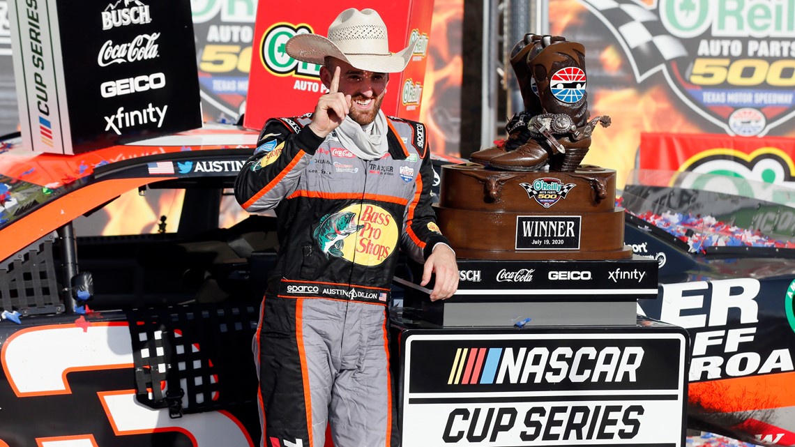 Austin Dillon wins O'Reilly Auto Parts 500 at Texas Motor Speedway ...