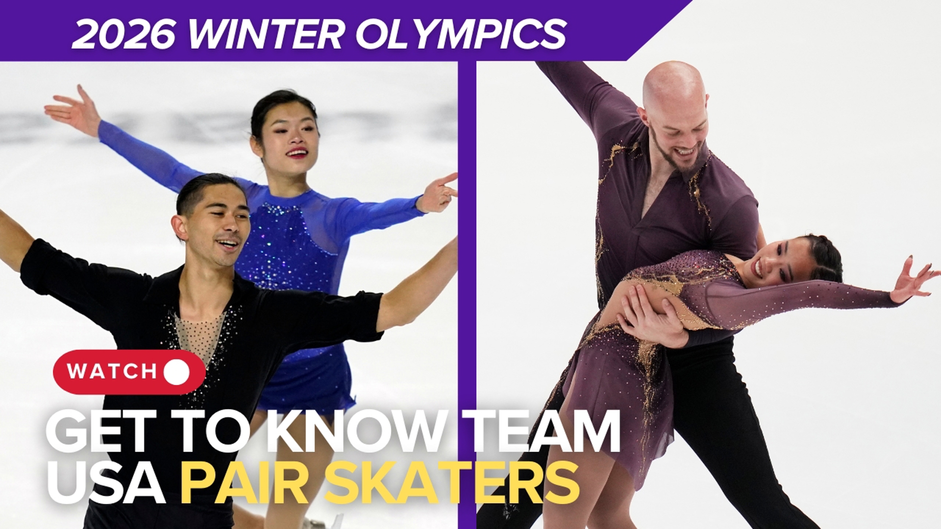 Meet some of the Team USA figure skating pairs competing in the 2026 ...