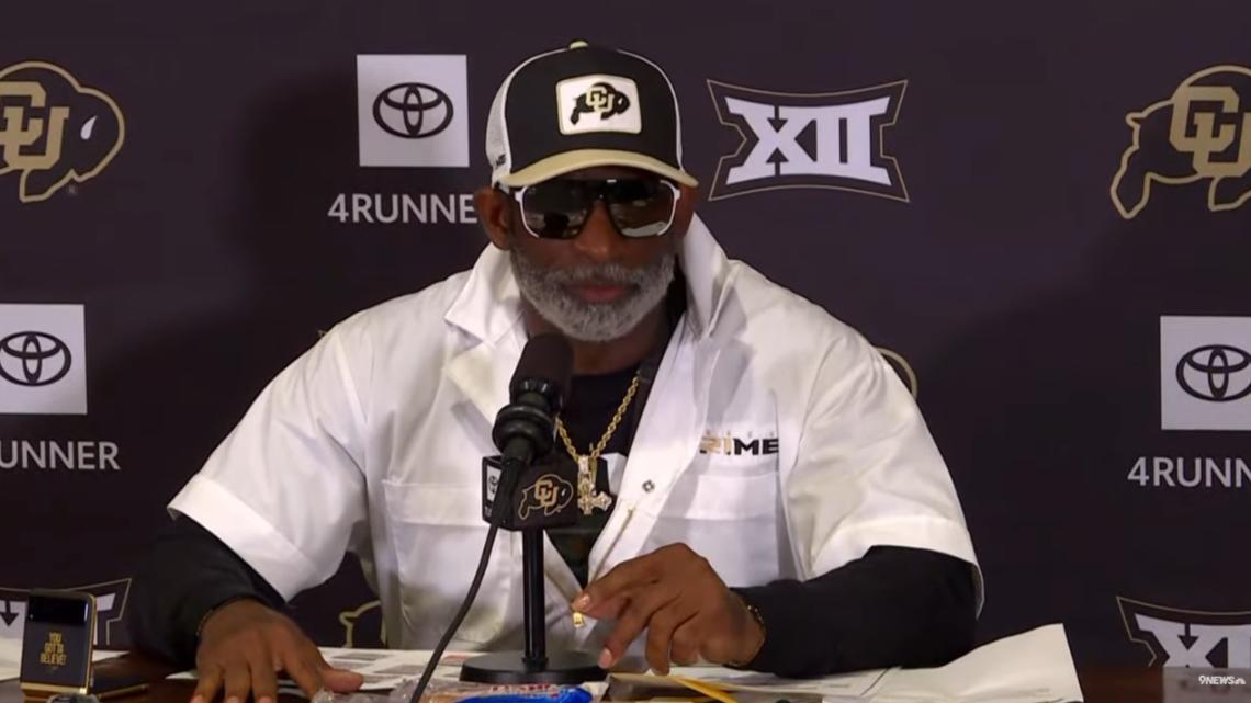 Deion Sanders will not take questions from Denver Post columnist | wfaa.com