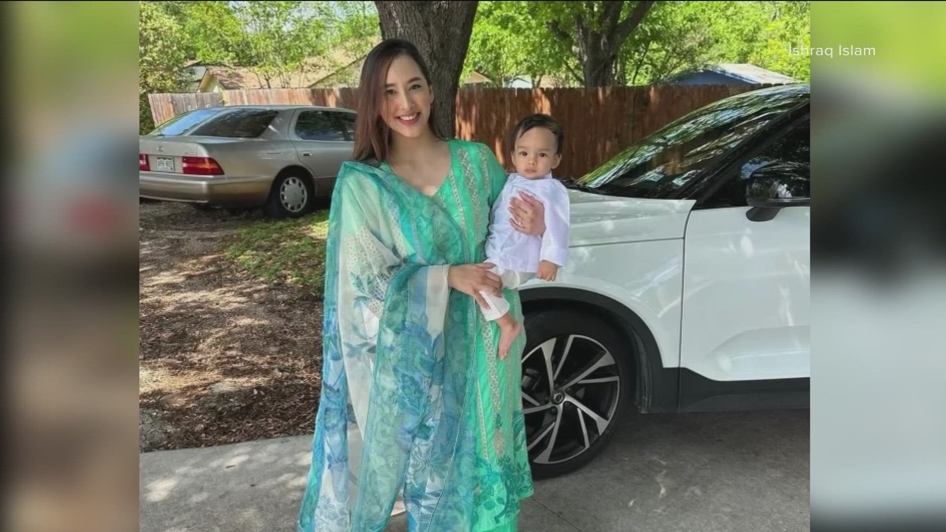 Husband of Austin shooting victim says she saved their son's life ...