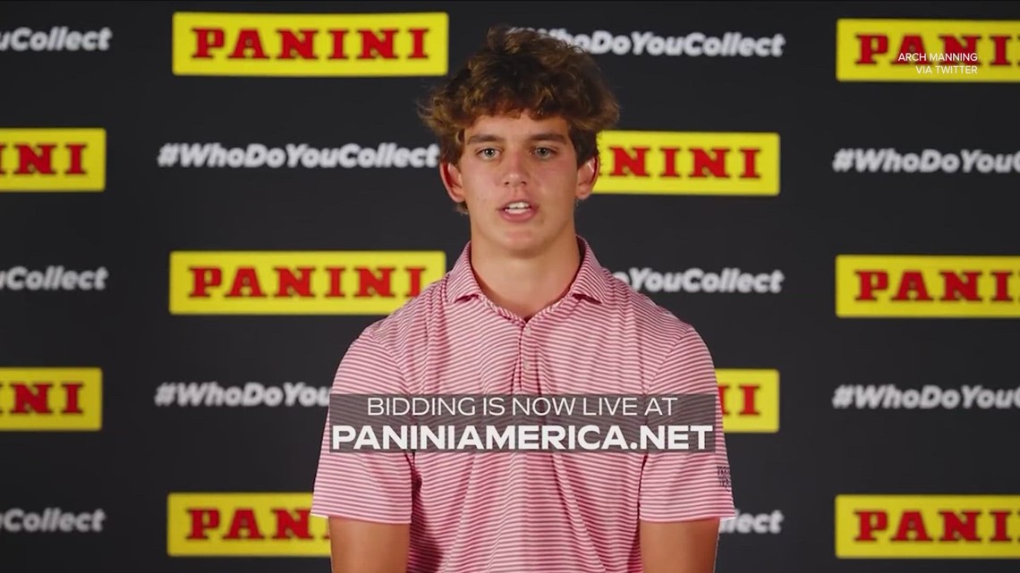 Arch Manning signs first NIL deal with Panini America | wfaa.com