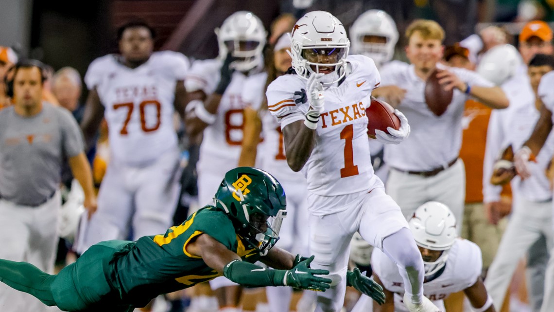 Texas wide receiver Xavier Worthy declares for 2024 NFL draft | wfaa.com