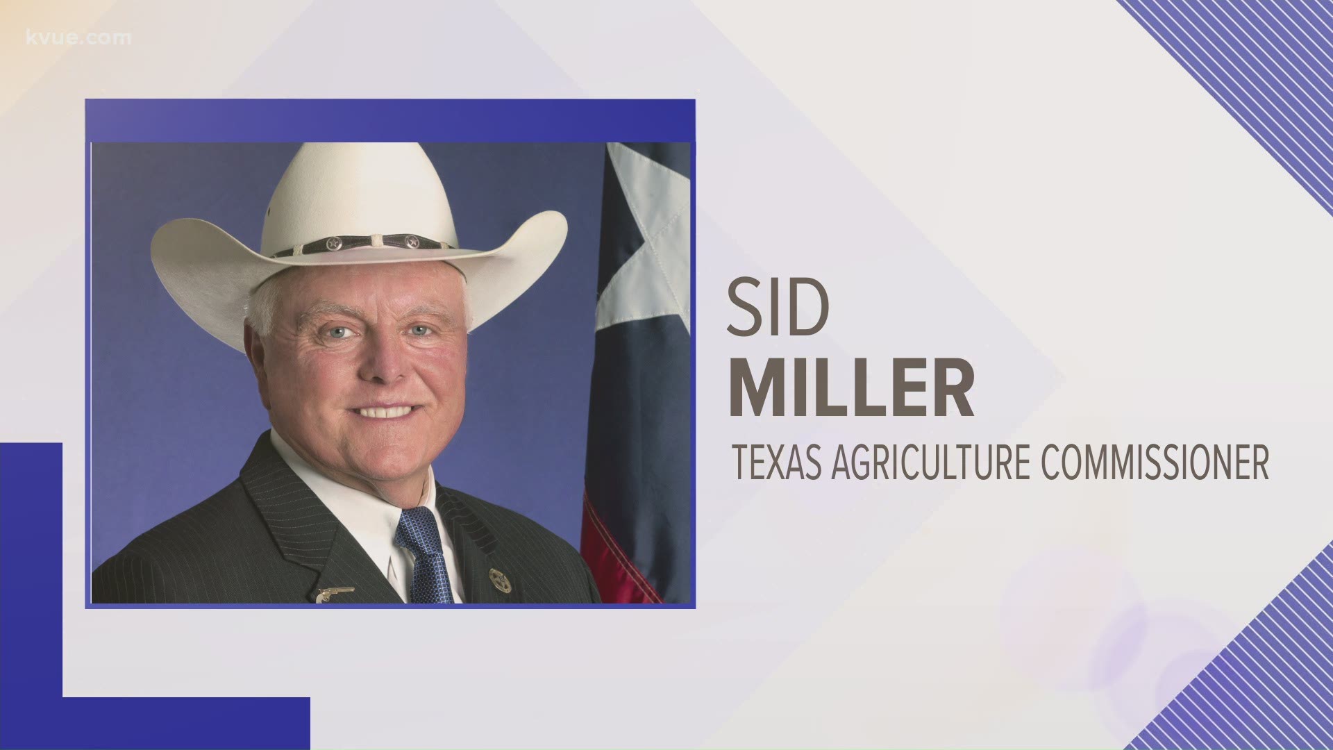 Texas Agriculture Commissioner Sid Miller tests positive for COVID-19 ...
