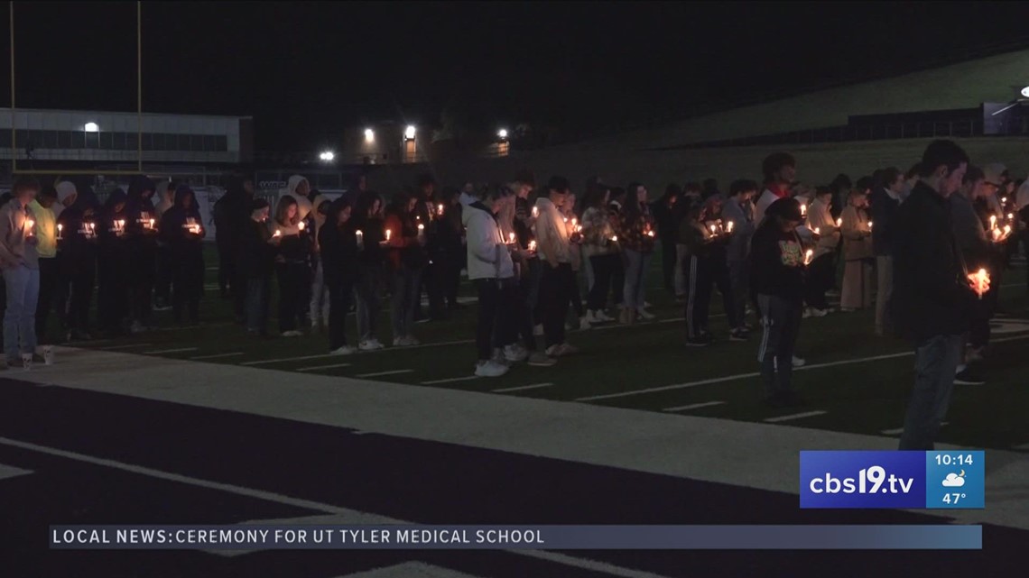 SFA students honored in candle lit vigil | wfaa.com