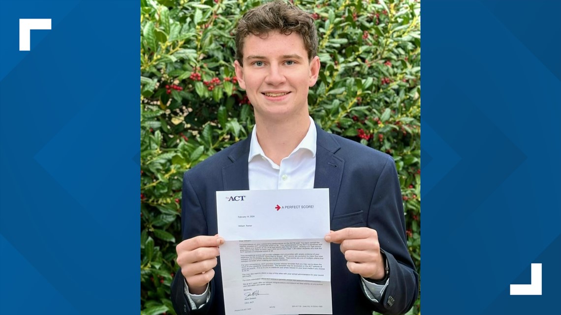 Tyler ISD student earns perfect score on ACT | wfaa.com