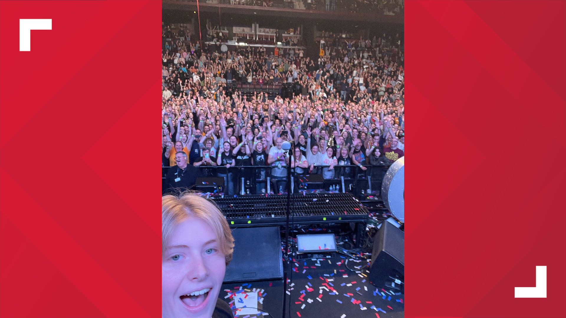 Texas teen drums with his favorite band The Killers | wfaa.com