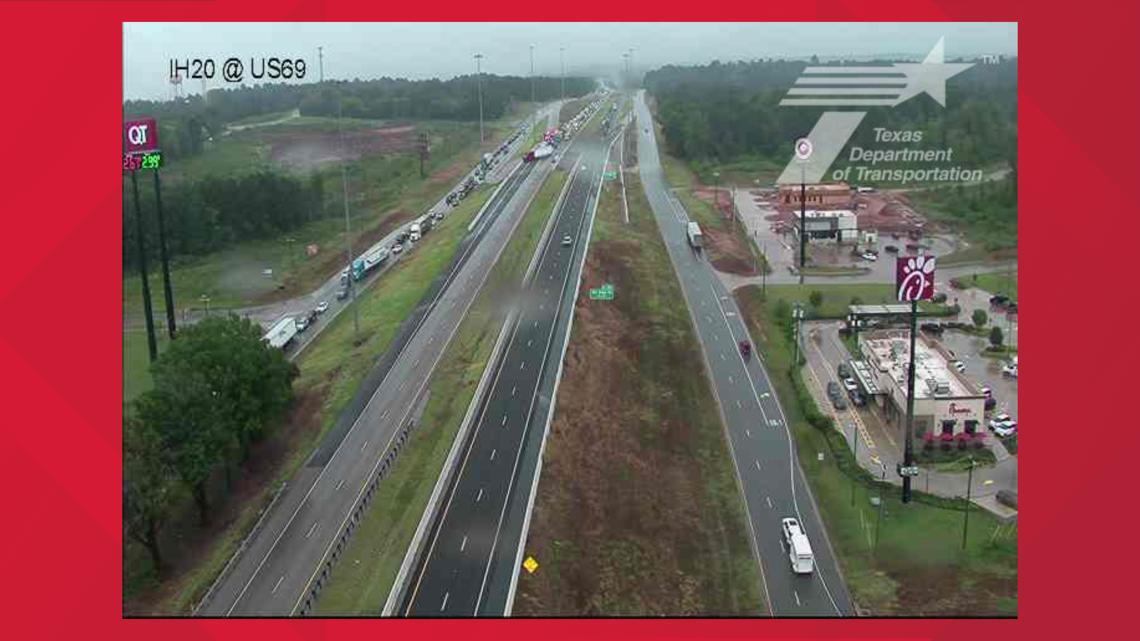 17 hospitalized in multi-vehicle crash involving 2 semi-trucks on I-20 ...