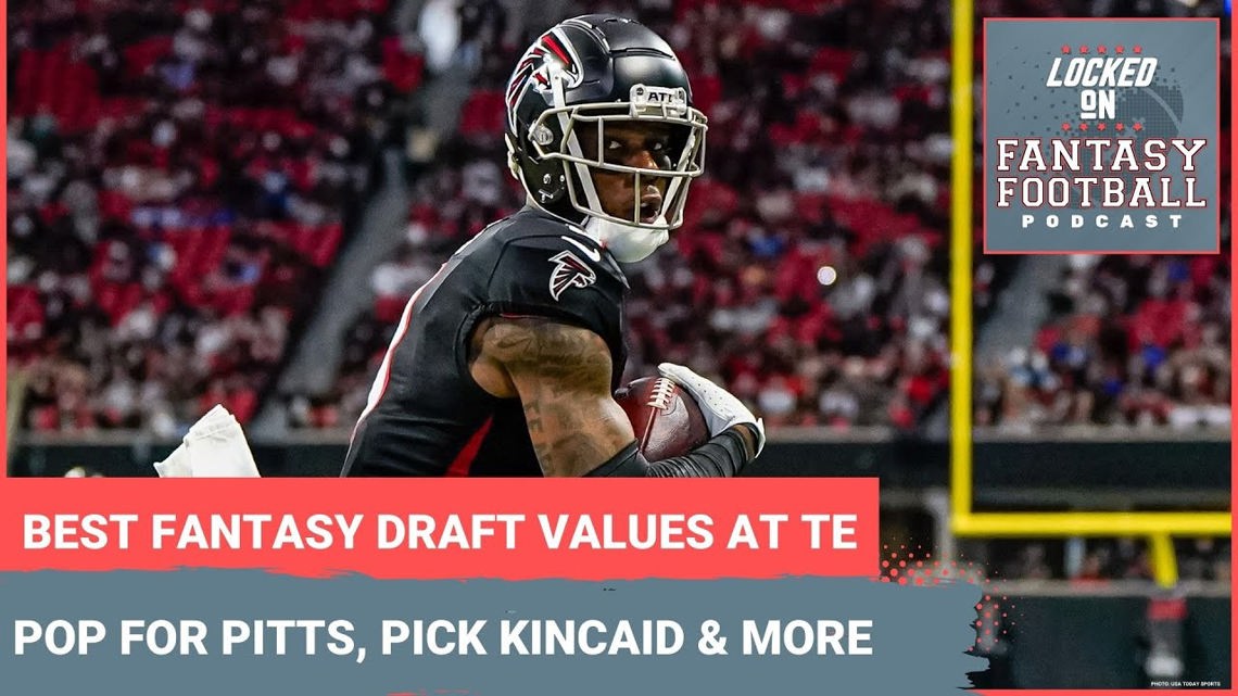 Best fantasy football draft values at tight end 2024: Kyle Pitts ...