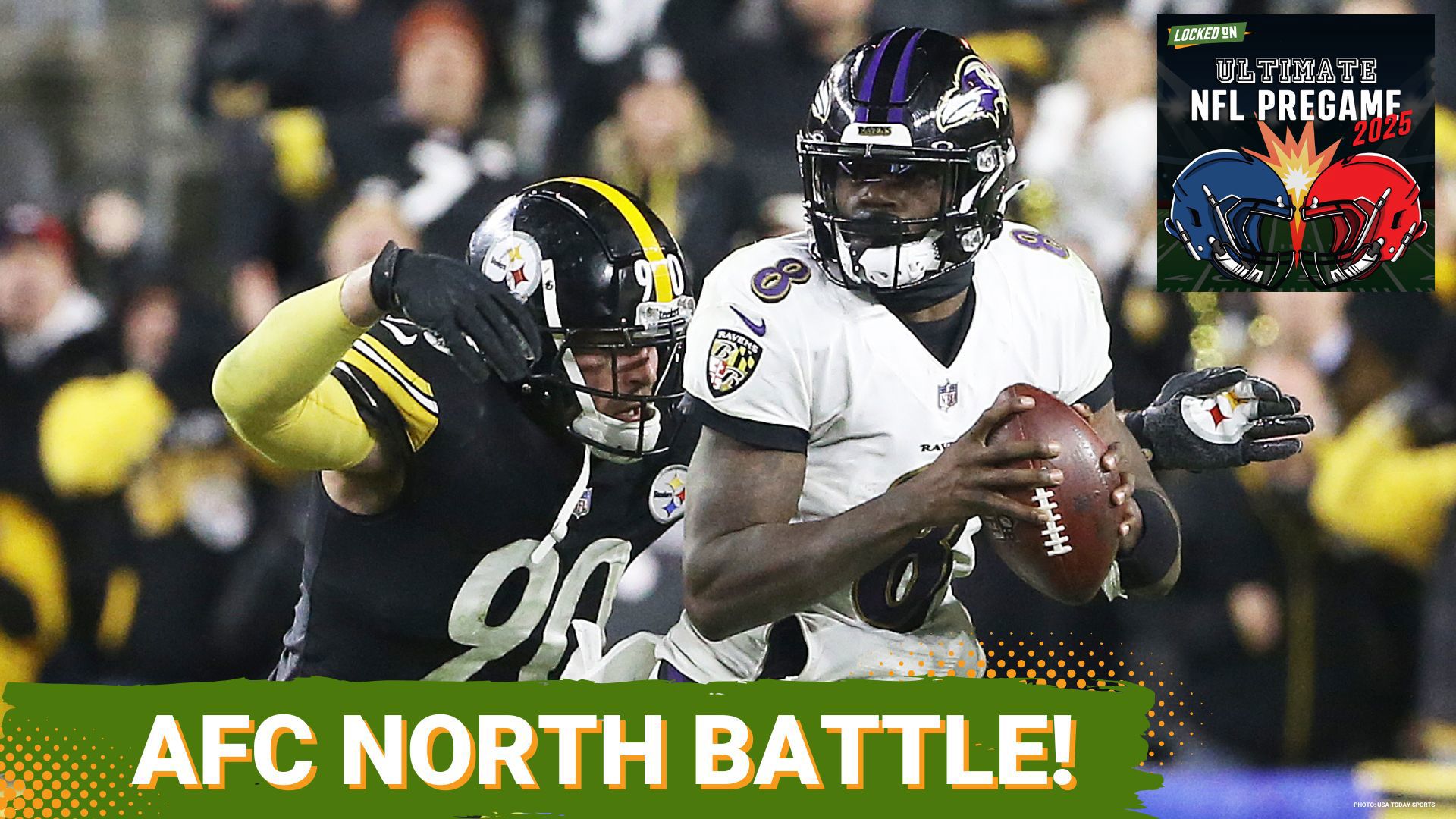 Baltimore Ravens, Pittsburgh Steelers FIGHT FOR AFC NORTH, Packers ...