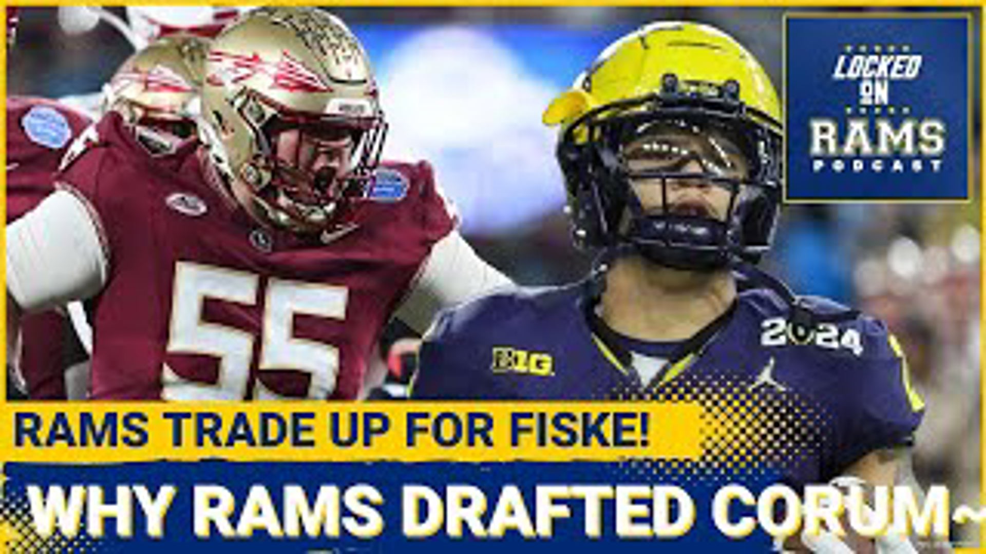 Rams Trade Up For Braden Fiske, Draft RB Blake Corum in 3rd, Why LA ...